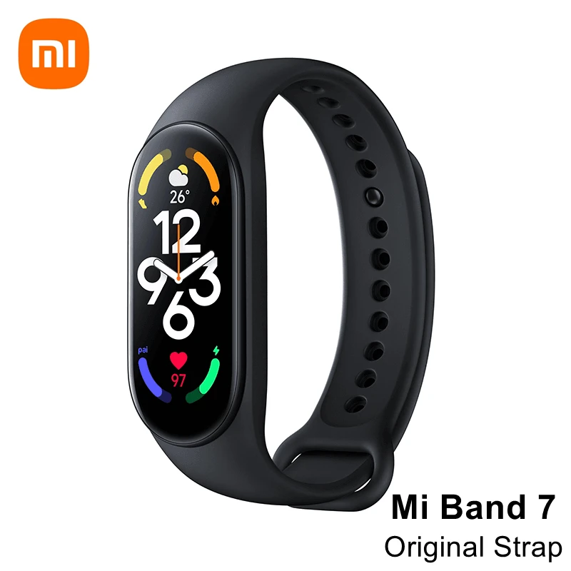 Original-Xiaomi-Mi-Band-7-Strap-Pink-Ivory-Olive-Blue-Black-Orange ...