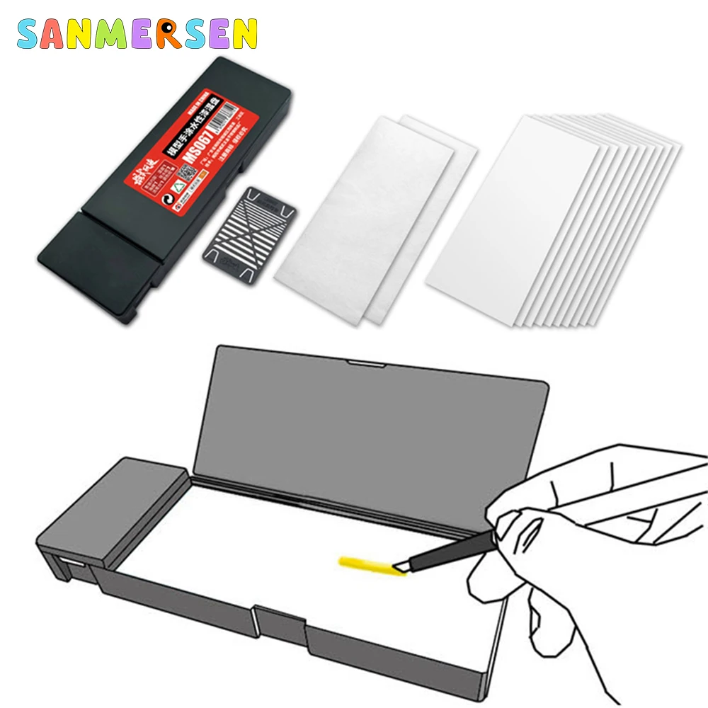 Juego-de-paleta-h-meda-de-pintura-acr-lica-bandeja-h-meda-para-colorear ...