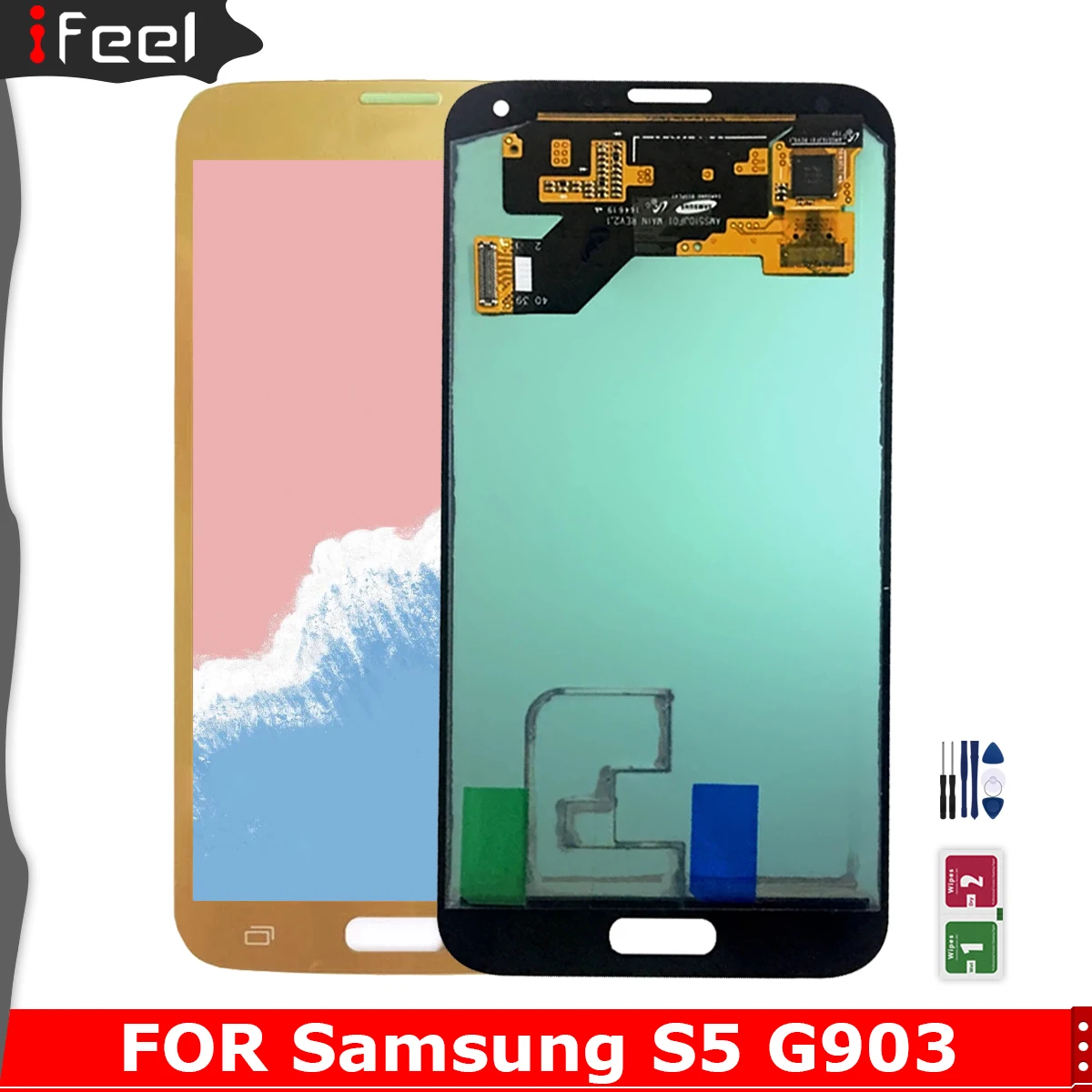 Original 5.1" Lcd For Samsung Galaxy S5 Sm-g900 G900 I9600 G900r G900f ...