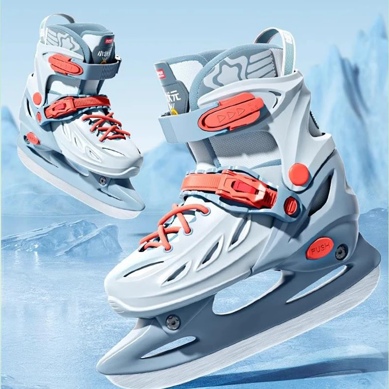 Figure Ice Skating Shoes Kids Adults Outdoor Skiing Skating Sneakers ...