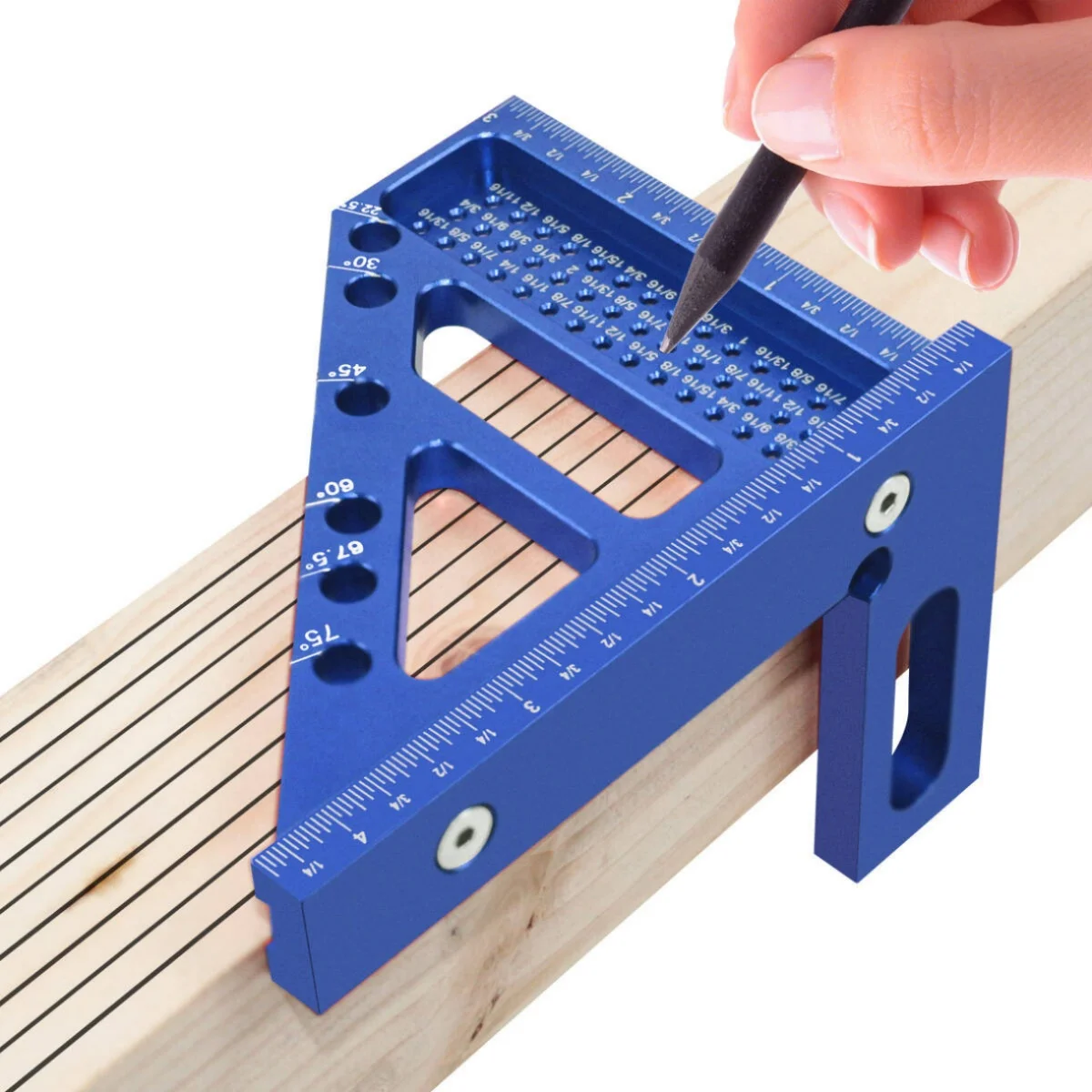 3D-Multi-Angle-Aluminum-Alloy-Woodworking-Square-Protractor-Miter ...