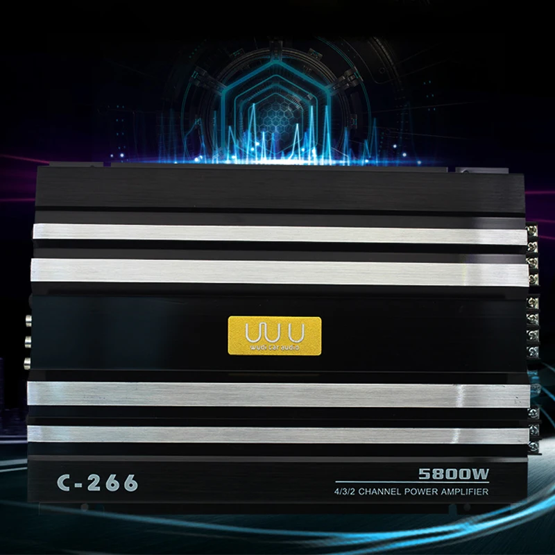 5800Watt Car Audio Power Amplifier 4 Channel Car Amplifer Auto Audio ...