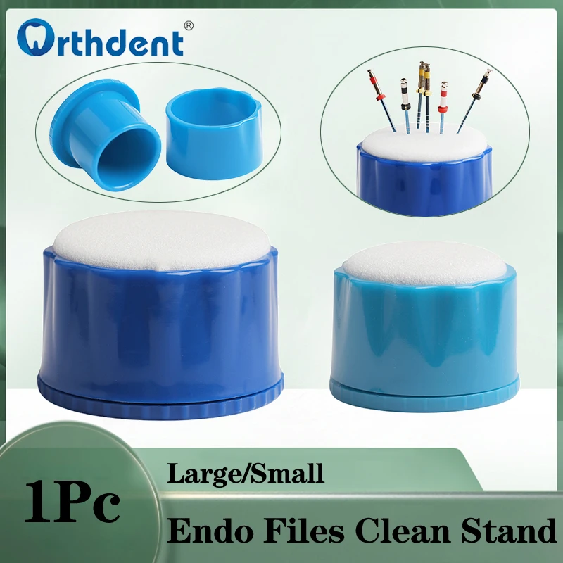 1Pc Dental Root Canal Cleaning Files Round Endo Holder Drills Block ...
