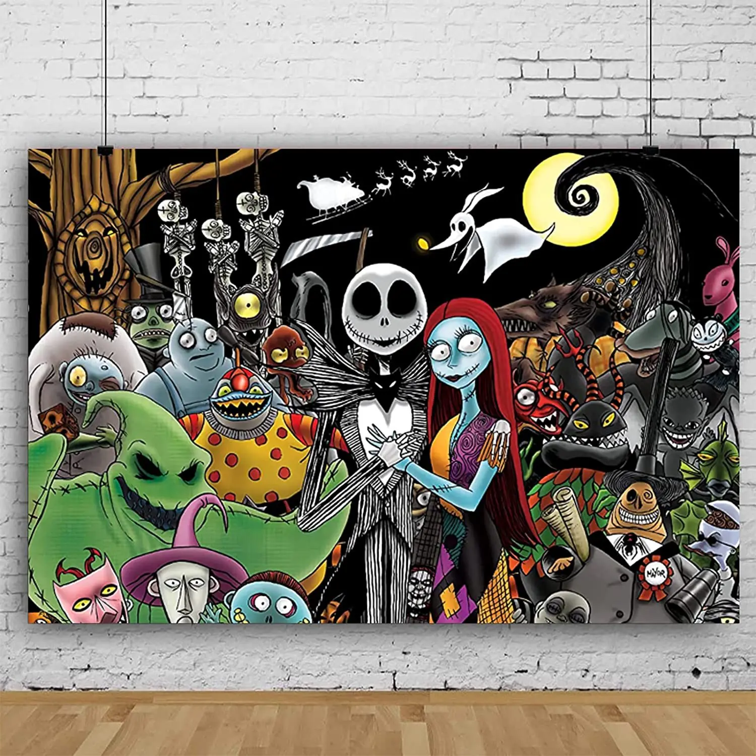 Nightmare Before Christmas Backdrop