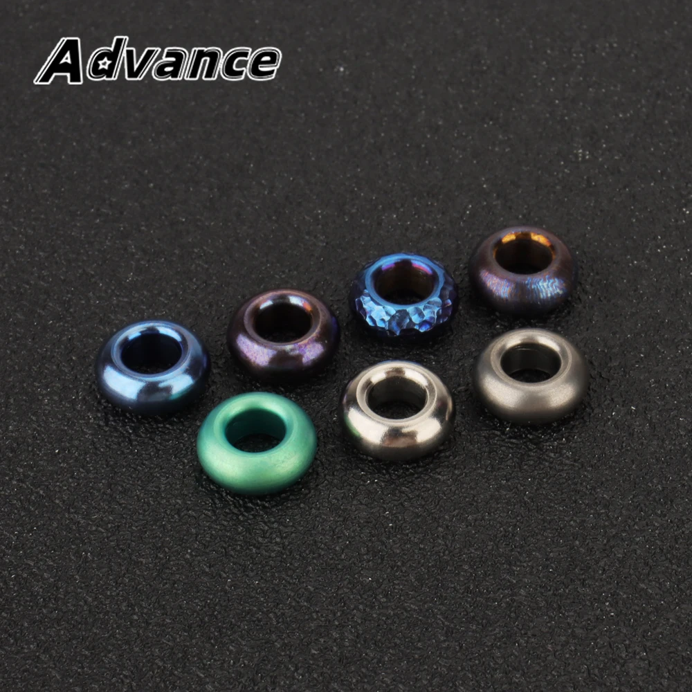 1pc Mini Bead Titanium Alloy Small Bead Paracord Rope Beads DIY Pendant ...