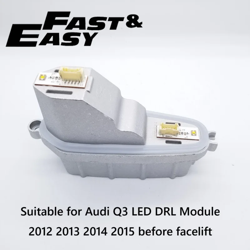 Aftermarket new 8U0941475A 8U0 941 475 A LED Angel Eyes DRL daytime ...