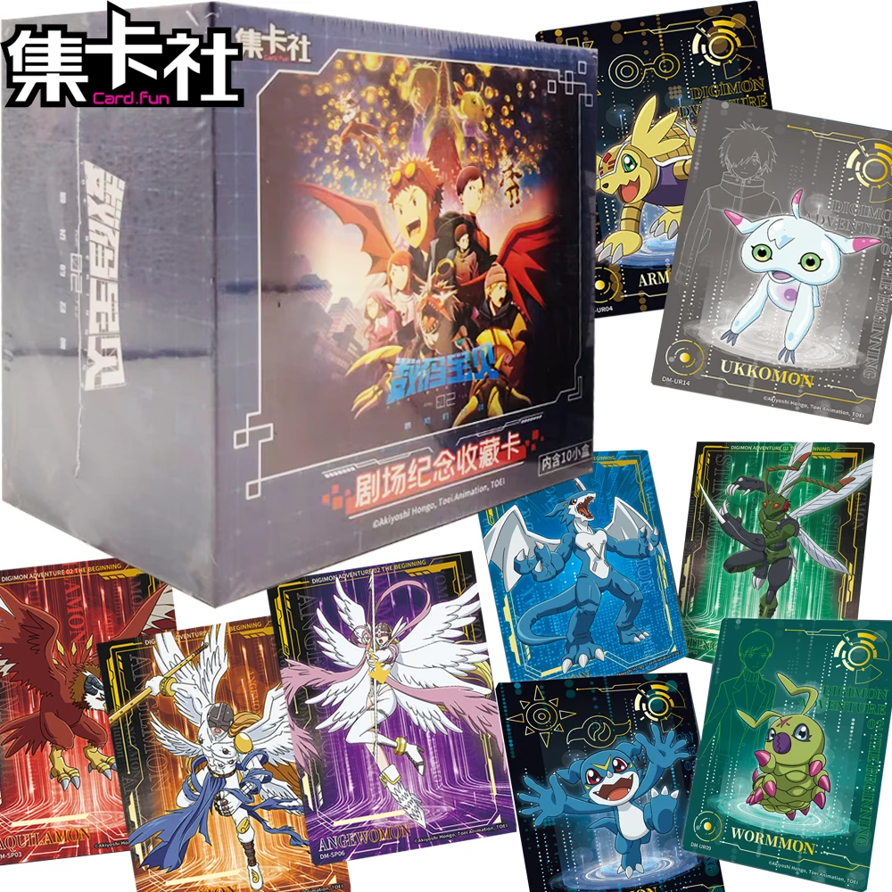 Original CARD.FUN Digital Monster Collection Cards Tailmon Patamon ...