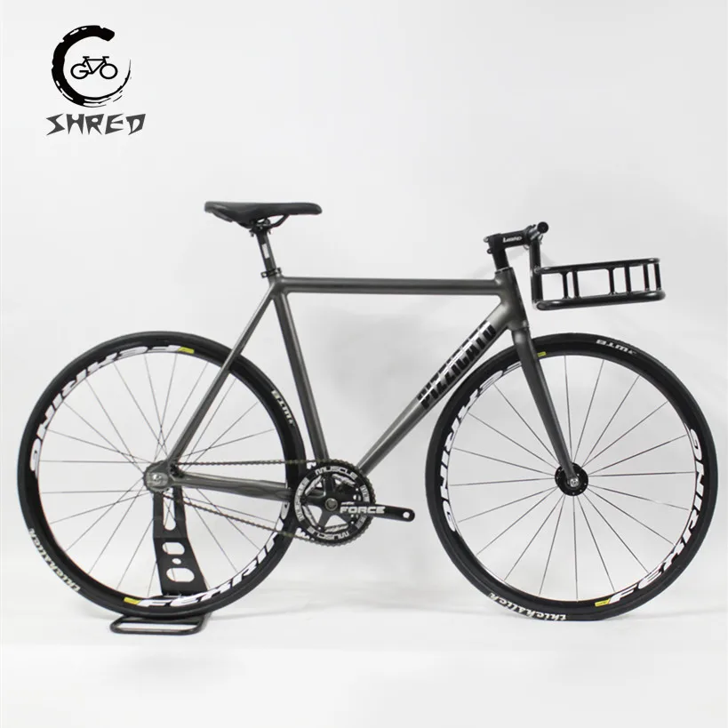 PIZZ-Fixed-Gear-Bike-700C-Track-Single-Speed-Racing-Bicycle-with-Flat ...
