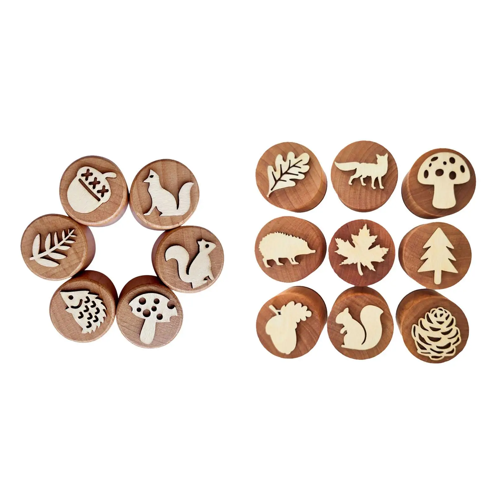 Wooden-Rubber-Stamps-Educational-Toys-Handcraft-Kids-Stamps-Children ...