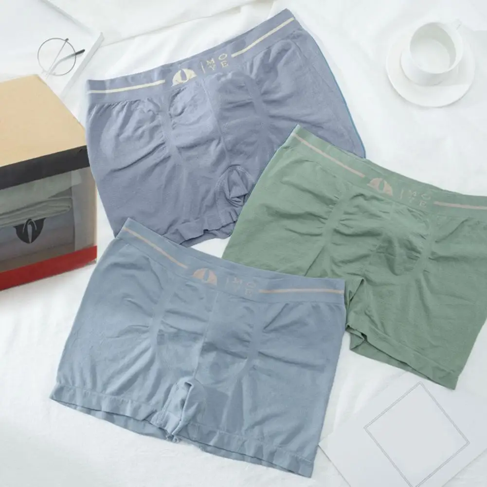 Men-Boxers-Soft-Quick-Dry-Soft-Elastic-Thin-Mid-Waist-U-Convex ...