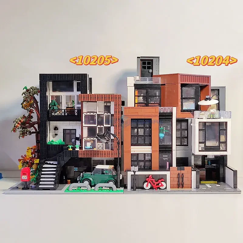 Modern-Villas-Series-MOC-10204-10205-Modular-Building-Bricks-Korean ...