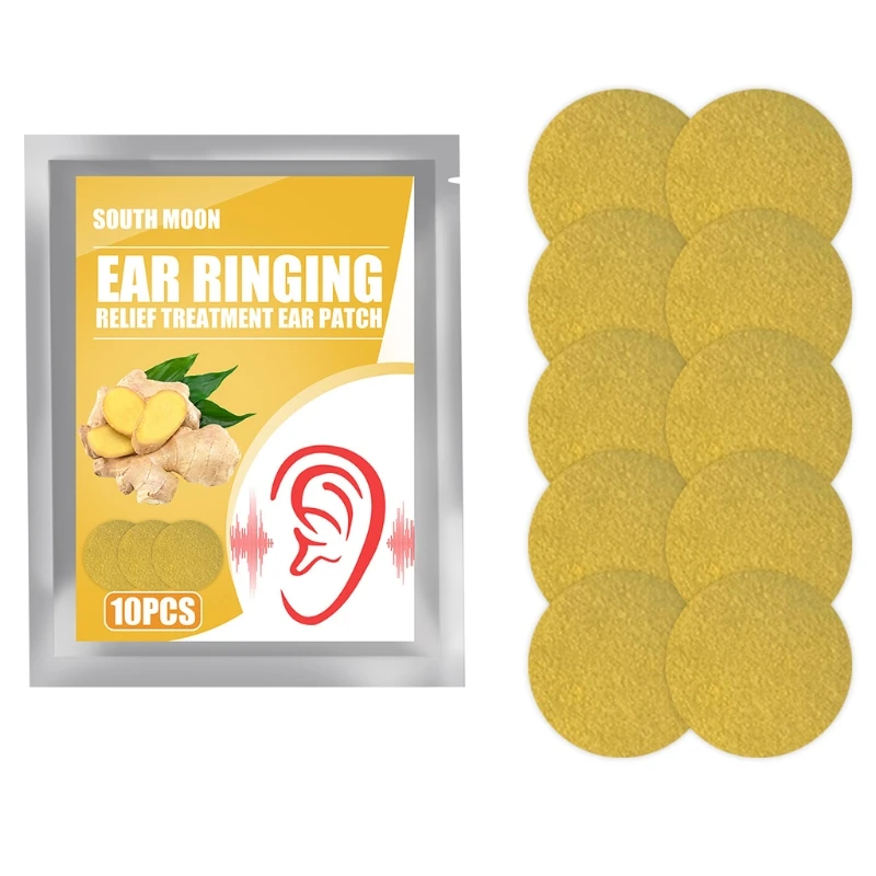 10pcs Ginger Earring Patch for Tinnitus Ear Pain Patches Relief ...