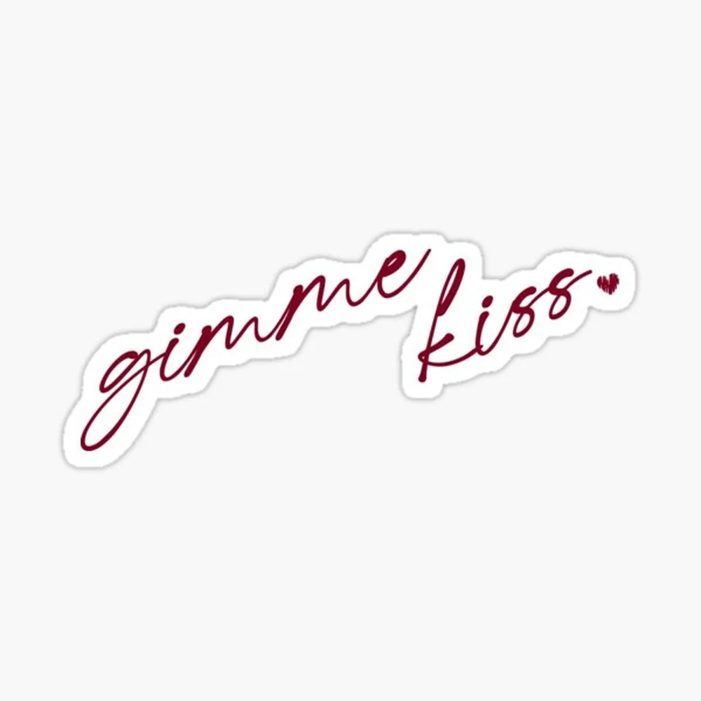 Gimme Kiss. | Heated Rivalry Sticker For Laptop Decor Bedroom Car Cute ...