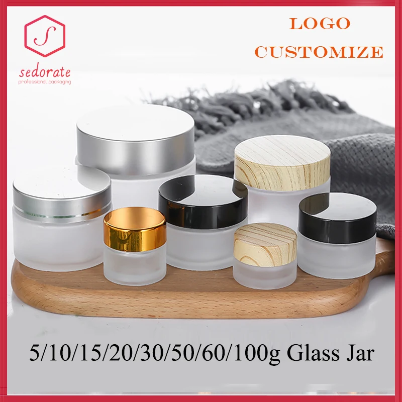10-20-50pcs-Frosted-Glass-Jar-5g-10g-Mini-Glass-Vials-20g-30g-Cream ...