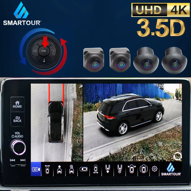 Smartour-Car-AHD-3-5D-360-Degree-Surround-View-System-Driving-With-Bird ...