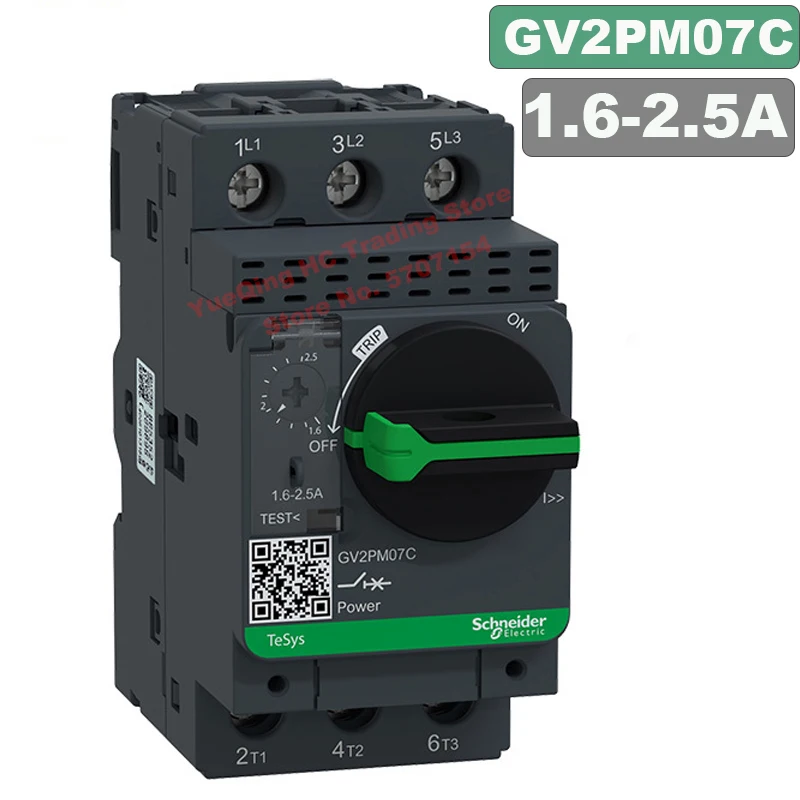 Schneider-Electric-GV2PM07C-1-6-2-5A-Thermal-Magnetic-Circuit-Breaker ...