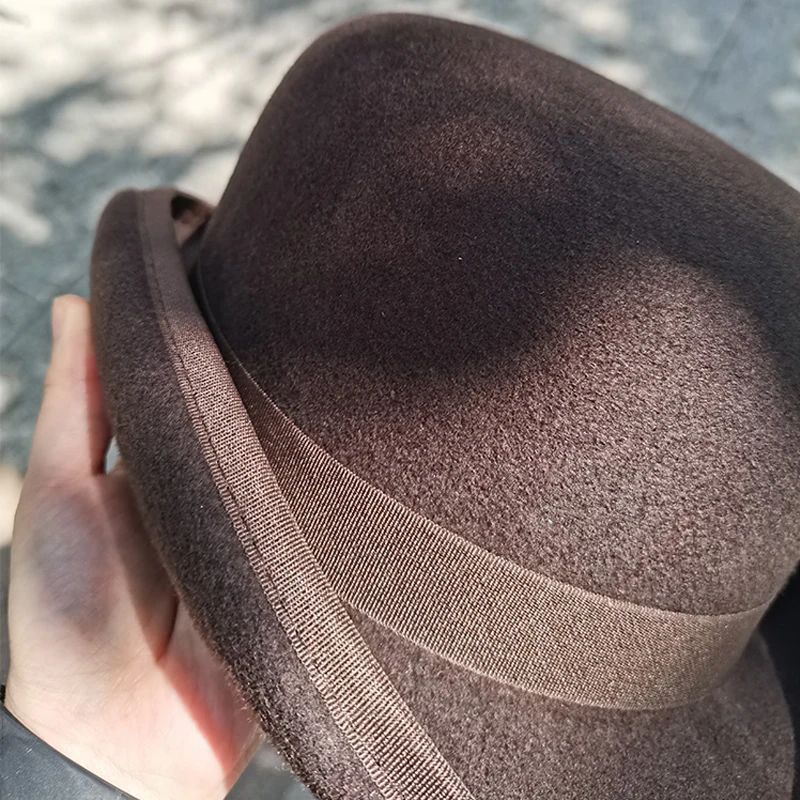 Brown Bowler Hat