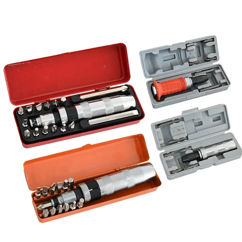 Impact-Screwdriver-Set-Heavy-Duty-Shock-Screw-Driver-Chisel-Bits-Tools ...