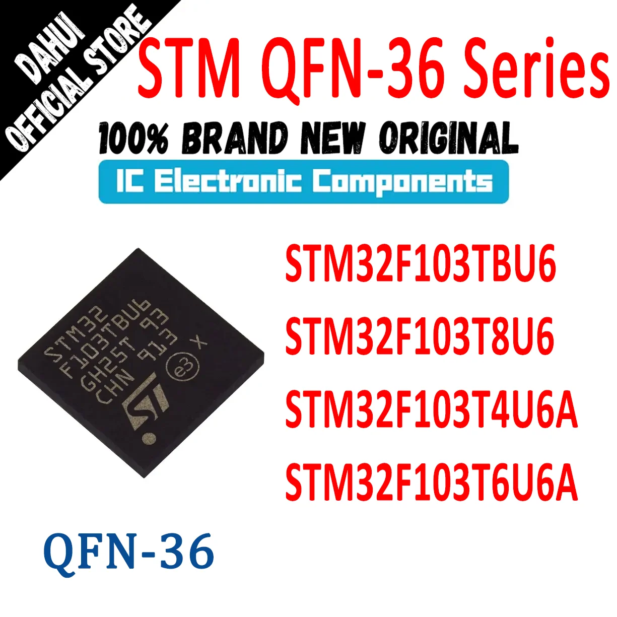 STM32F103TBU6-STM32F103T8U6-STM32F103T4U6A-stm32f103t6a-stm32f6a ...