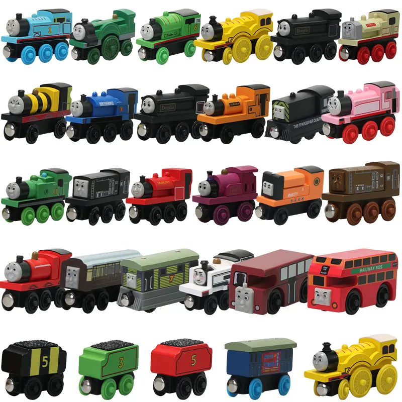 Thomas And Friends Train Wooden Toy Model Molley Duncan Gold Diesel ...