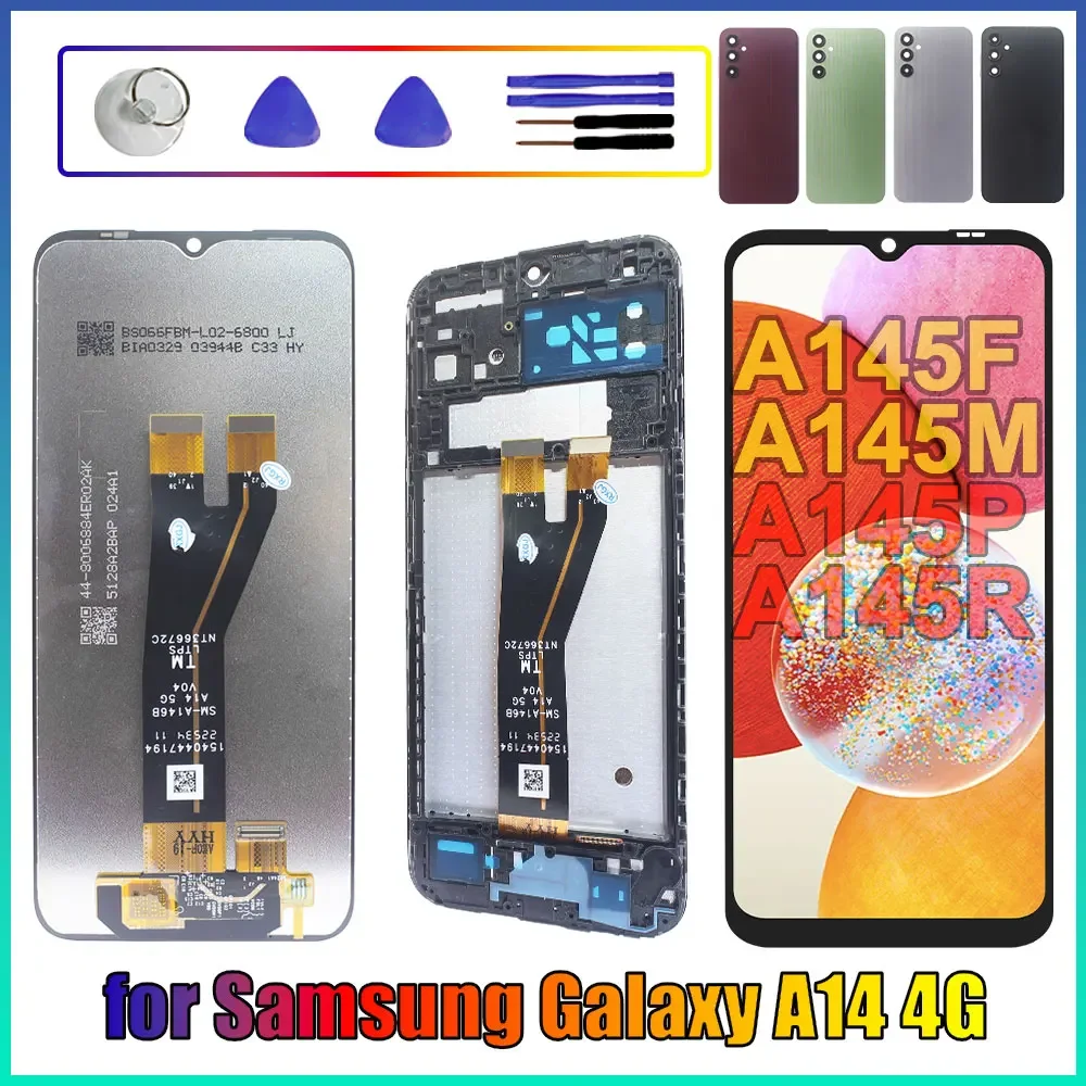 6.6" Tested LCD for Samsung Galaxy A14 4G Display Touch Screen ...