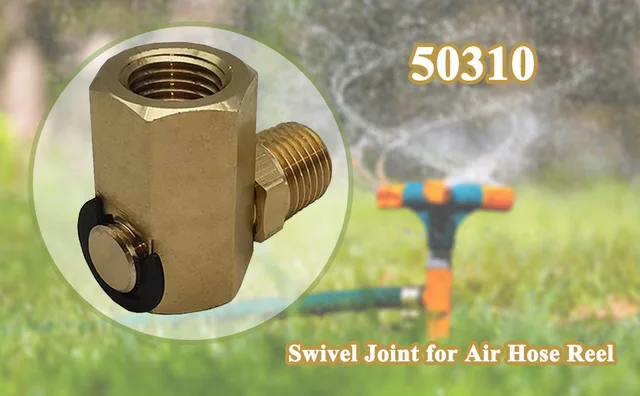 Air Hose Reel Swivel Joint Retractable Air Hose Reel 15M X