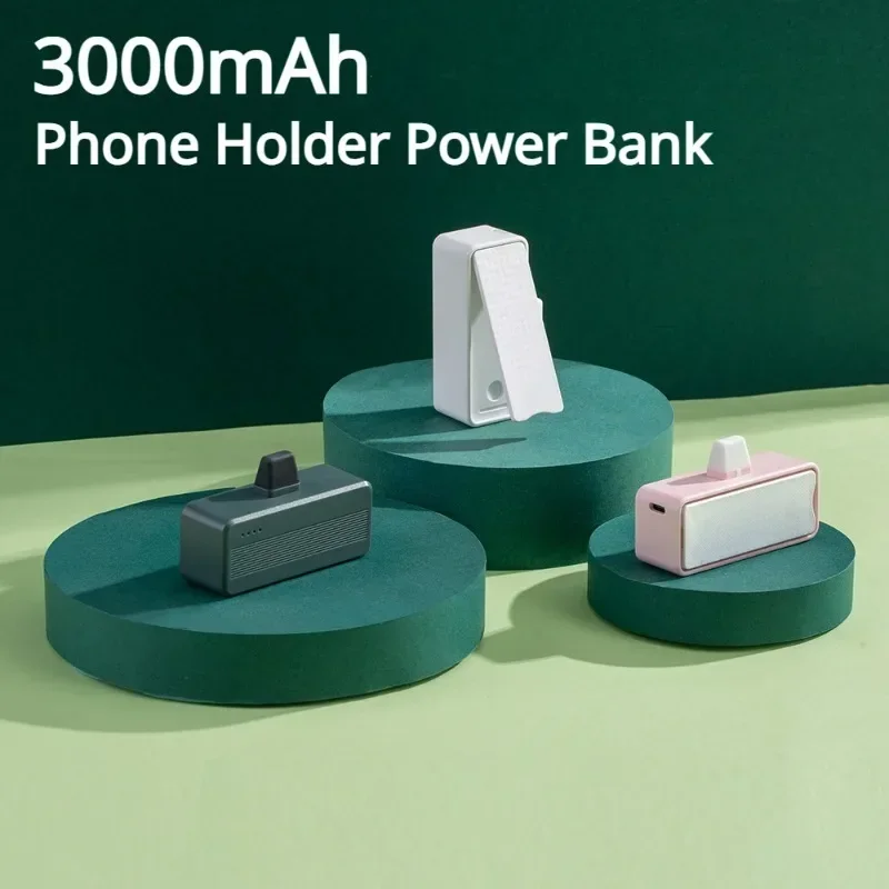 Portable-3000mAh-Mini-Wireless-Power-Bank-Large-Capacity-Fast-Charging ...