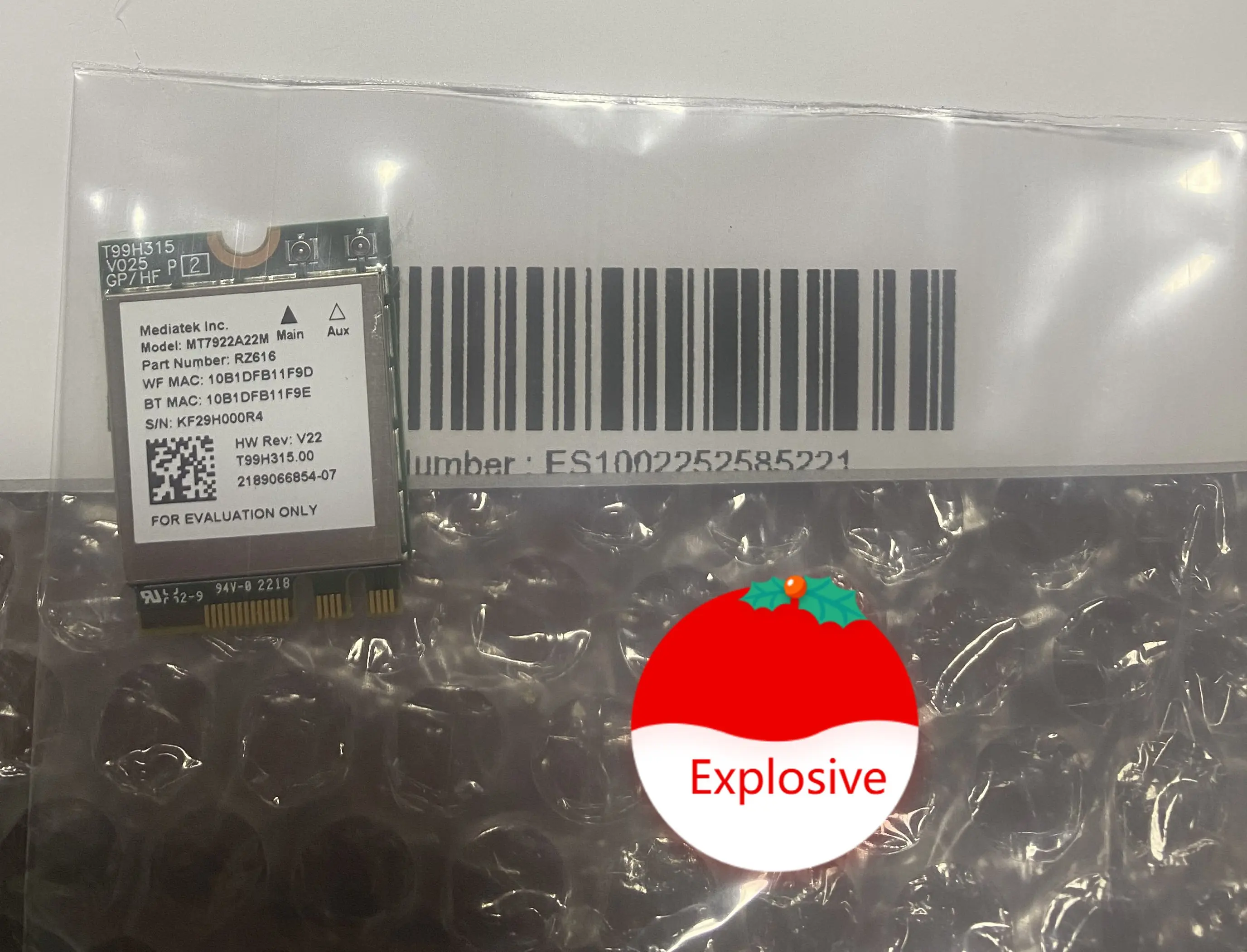 Nueva tarjeta inalámbrica de módulo RZ616/AMD616, WIFI6E, Bluetooth 5,2 ...