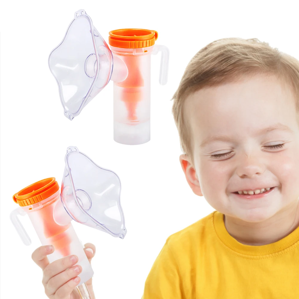 Inhaler-Set-Soft-Tube-Inhaler-Catheter-Nebulizer-Cup-Adult-Kid-Mask ...