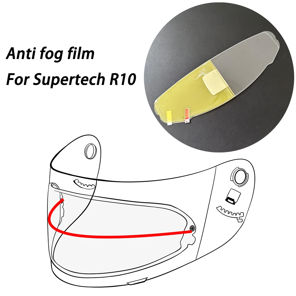 Motorcycle Helmet Visor Anti Fog Film For Alpinestars Supertech R10 ...