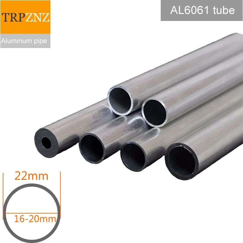 Outer diameter 22mm,6061 aluminum round tube,OD22mm inner 16m to 20mm ...