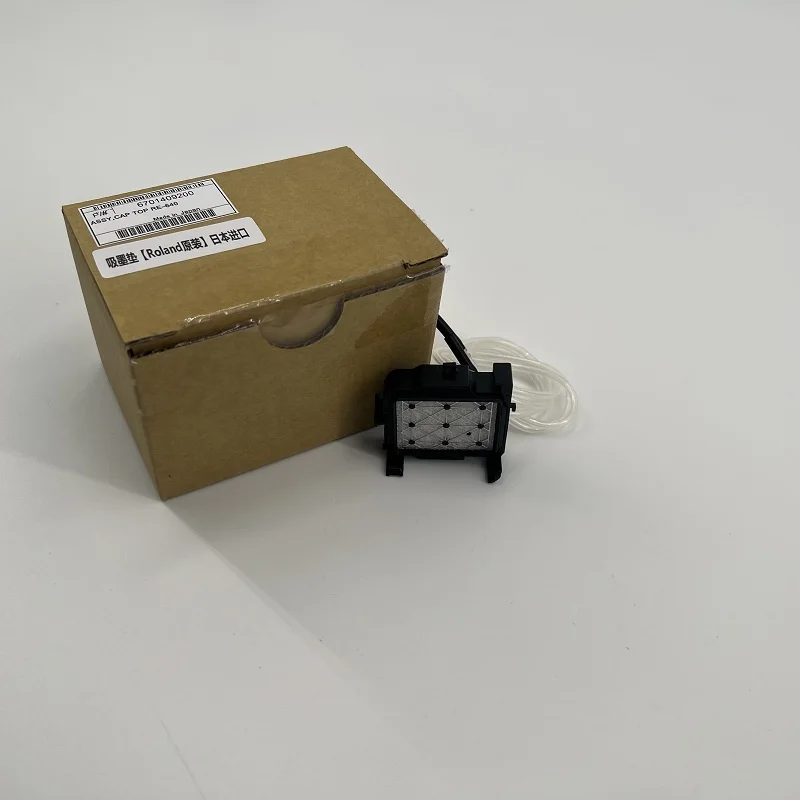Original Roland RE640 Printhead With 2 Holes Black Capping Station Cap Top