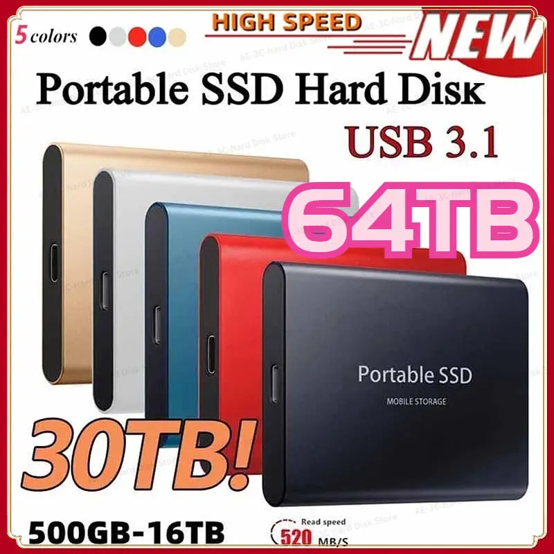 Disco rígido portátil de alta velocidade do armazenamento externo do ...