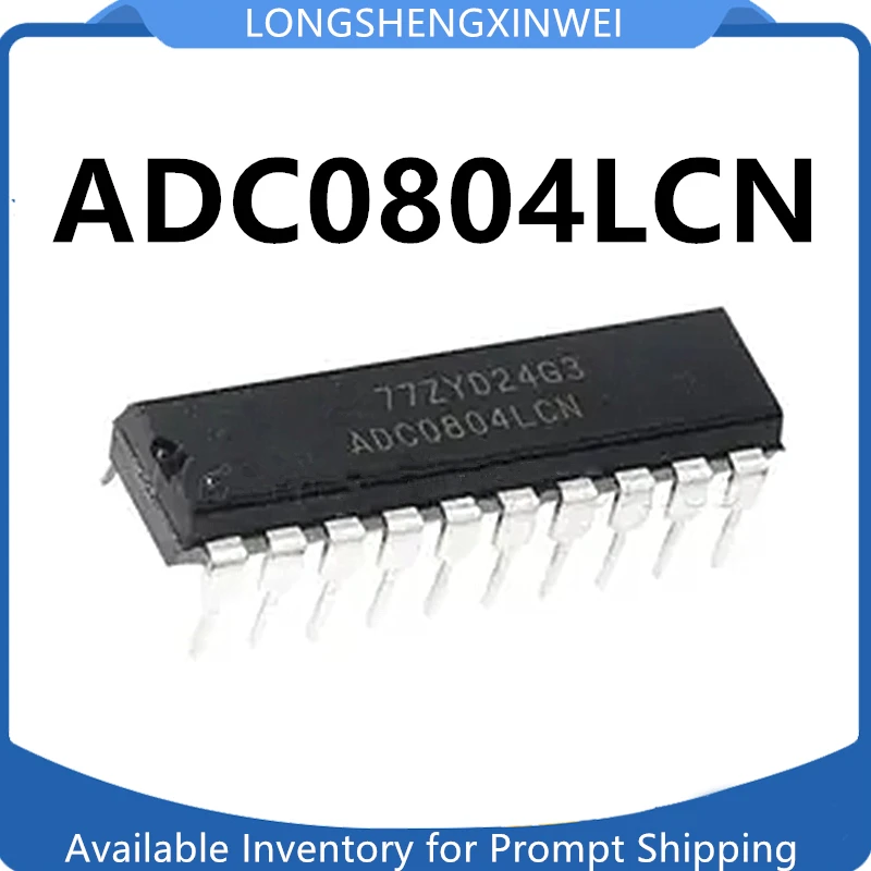 1PCS-ADC0804LCN-ADC0804-Analog-to-digital-Converter-Chip-IC-8-bit ...