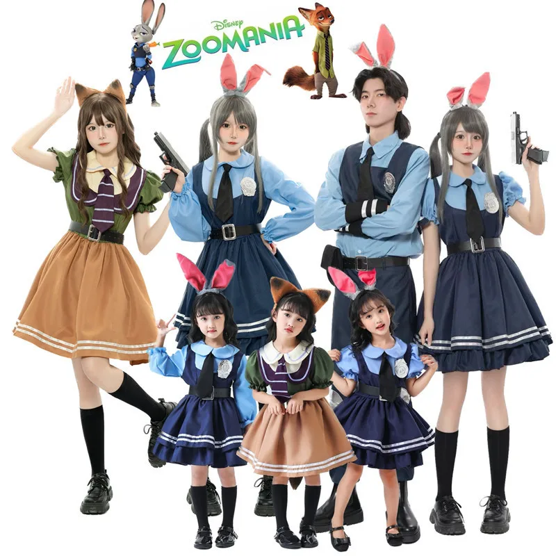 Disfraz-de-Judy-Hopps-para-ni-as-Cosplay-de-Halloween-para-ni-os-Animal ...