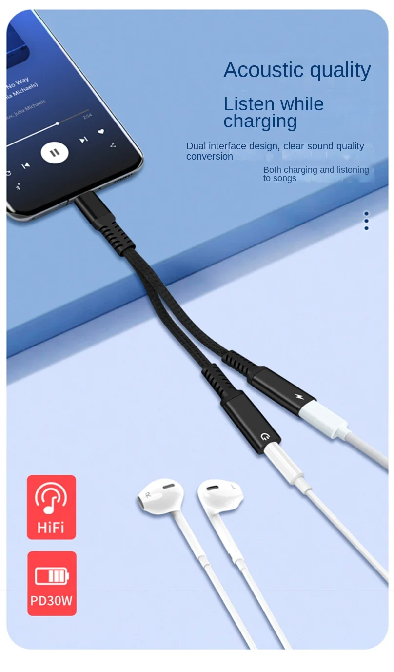 [(1254)Red Usb C 3.5mm]