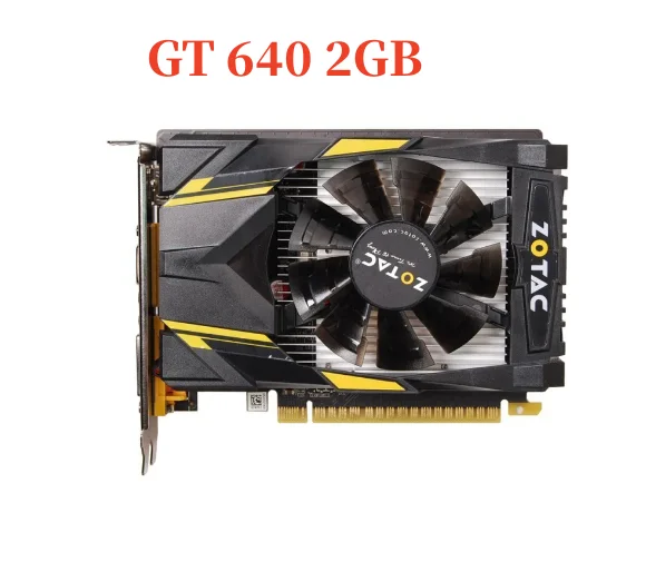 Used Zotac Video Card Geforce Gt640 2gb 128bit Graphics Cards Gpu Map ...