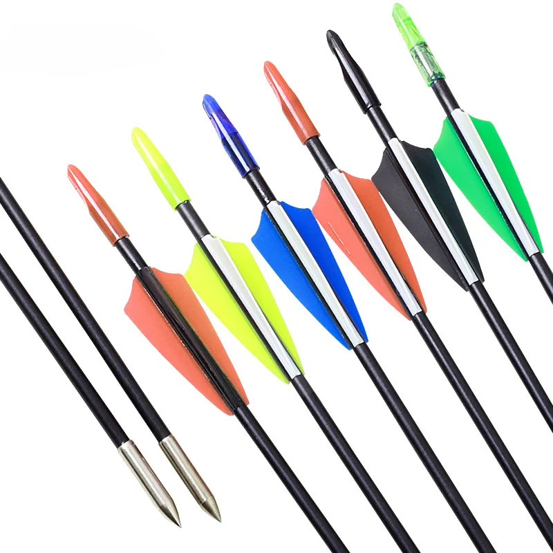3-6-12-18-Fiberglass-Arrows-31-Inch-Diameter-6mm-Archery-Hunting ...