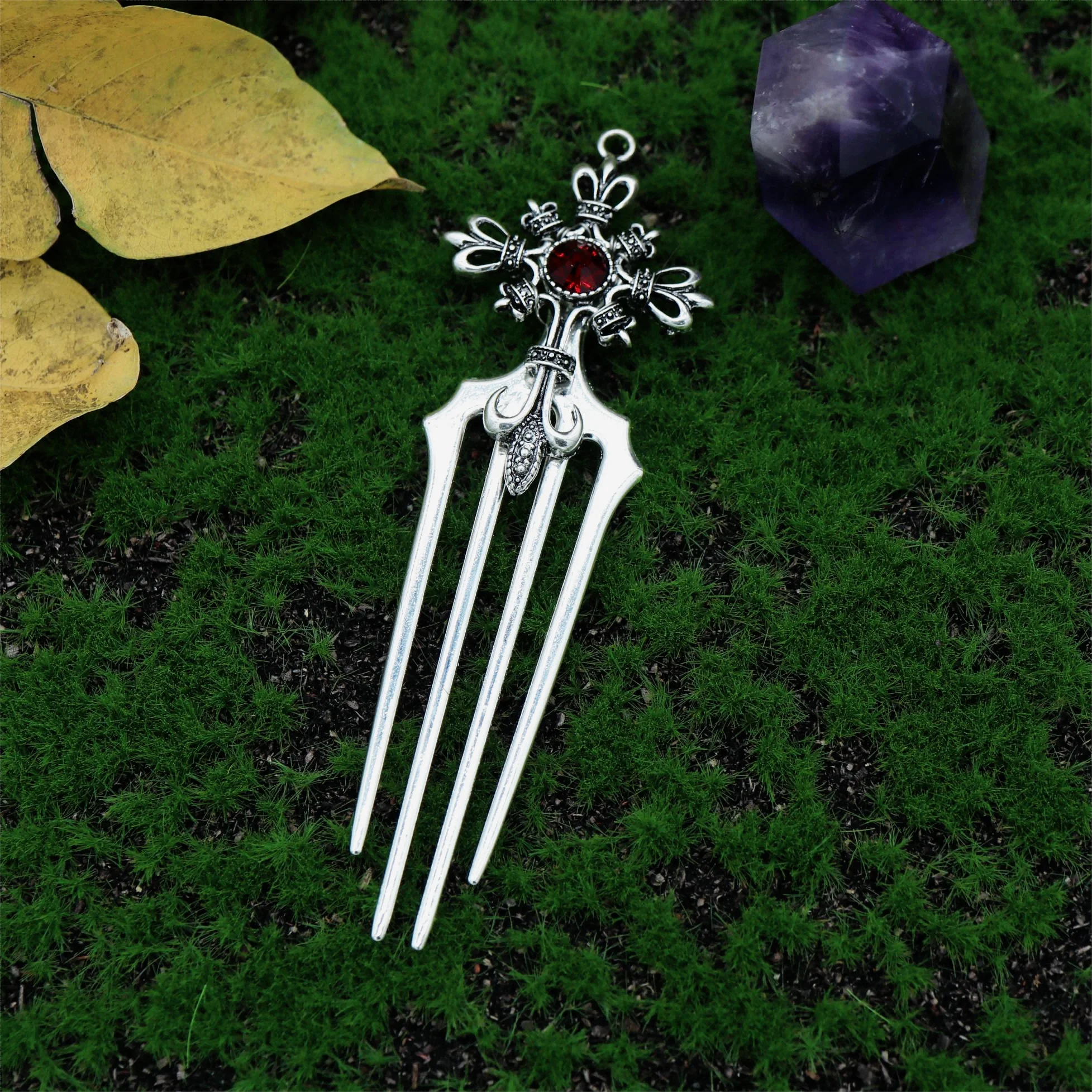 Viking-Hair-Comb-Barrette-Celtic-Knot-hair-stick-Medieval-Hair ...