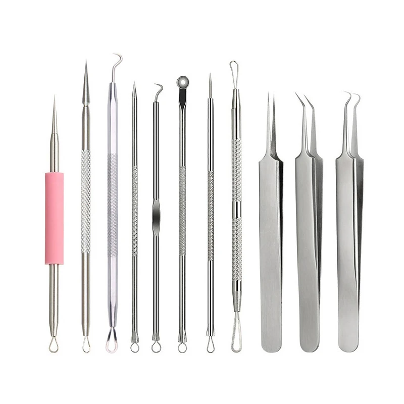 Black-Dot-Pimple-Blackhead-Remover-Tool-Needles-for-Squeezing-Acne ...