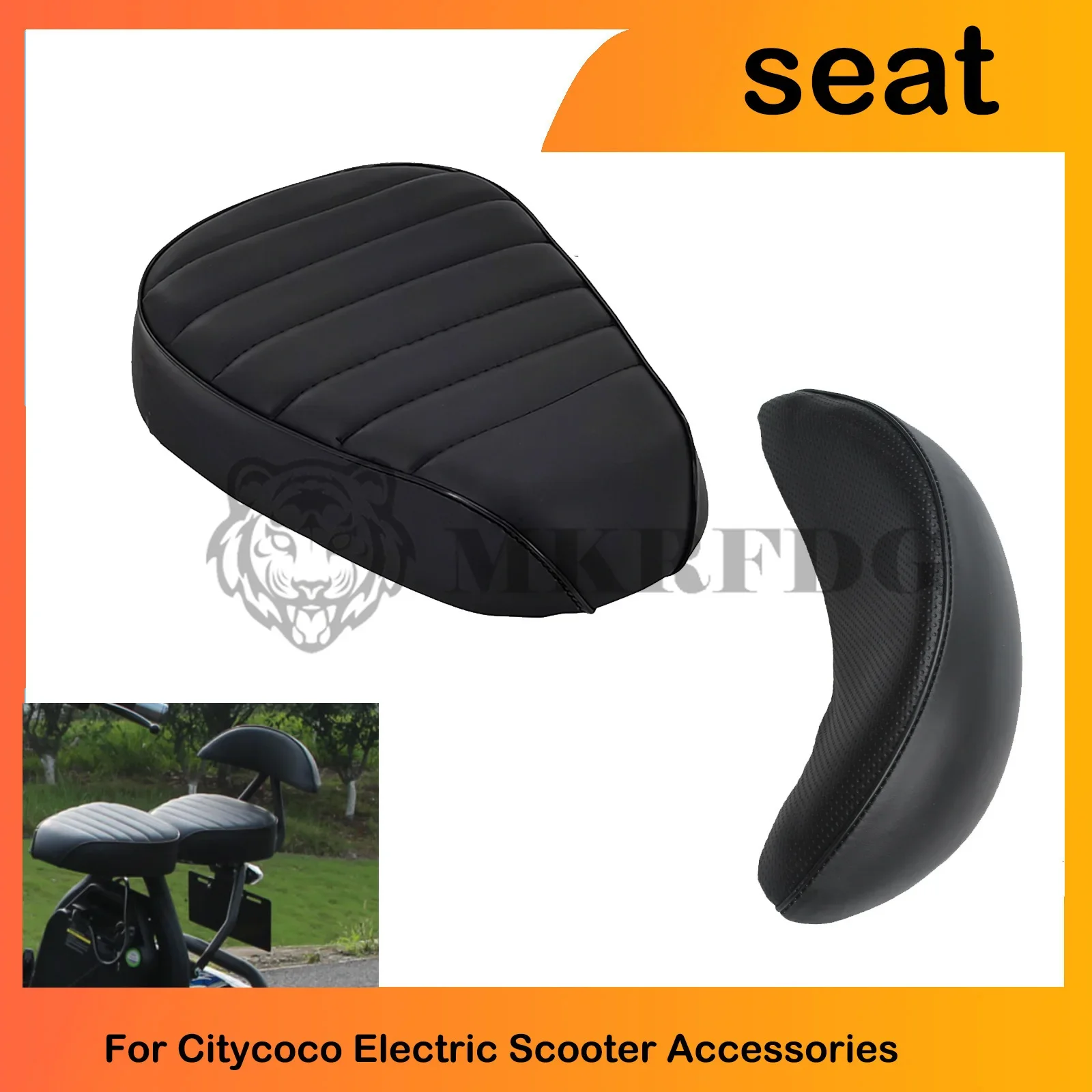 Citycoco Electric Scooter Seat Backrest Scooter Seat Citycoco Parts ...