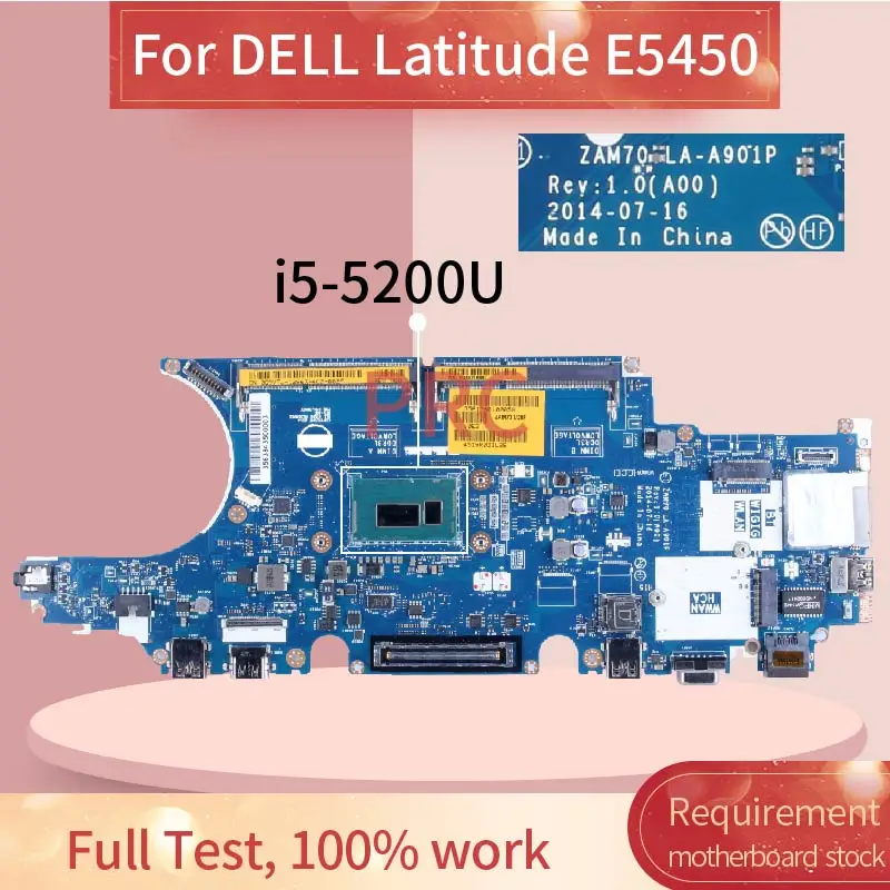 For-DELL-Latitude-E5450-5450-ZAW70-LA-A901P-Laptop-Motherboard-CN-0X4VXX-0X4VXX-00J6V1-0C7K68 ...