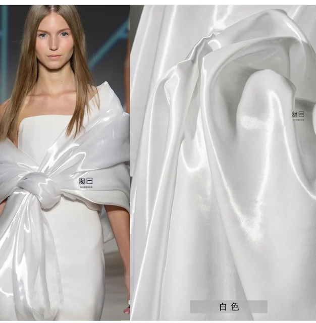 White Satin Fabric