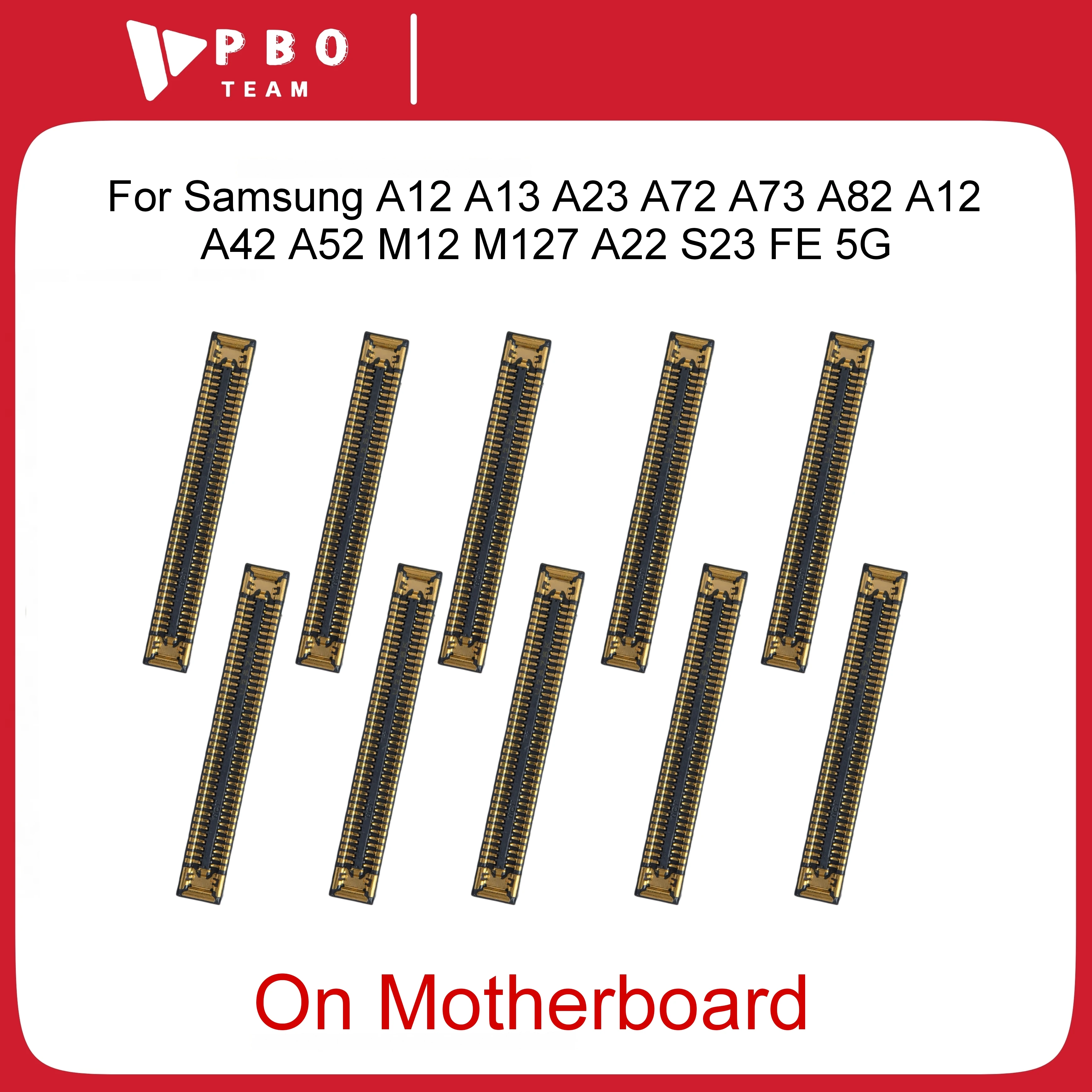 10pcs LCD Display Screen USB Charging FPC Connector For Samsung A12 A13 ...