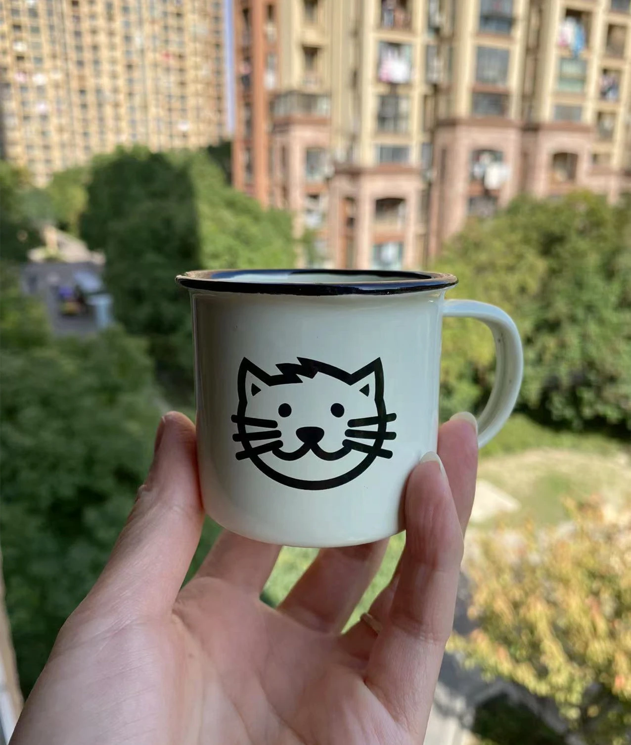 Classic Mini Enamel Coffee Mugs For Unbreakable Outdoor Picnic Water ...