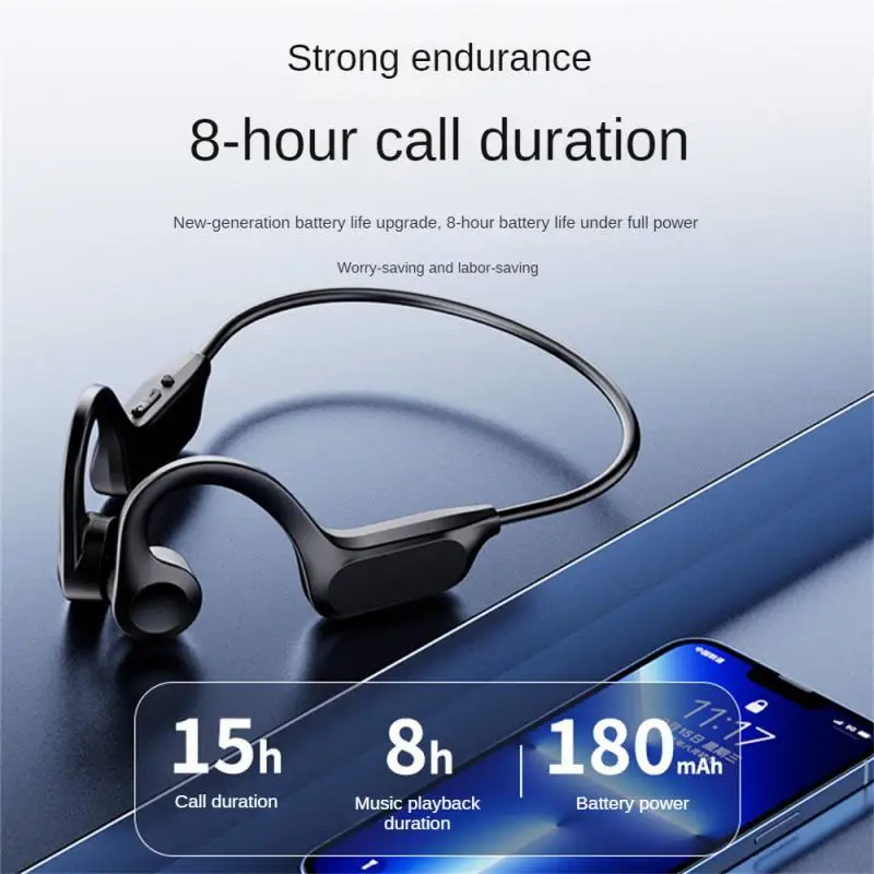 Bone-Conduction-Earphones-X7-Hifi-Ear-hook-Wireless-Headset-With-Mic ...