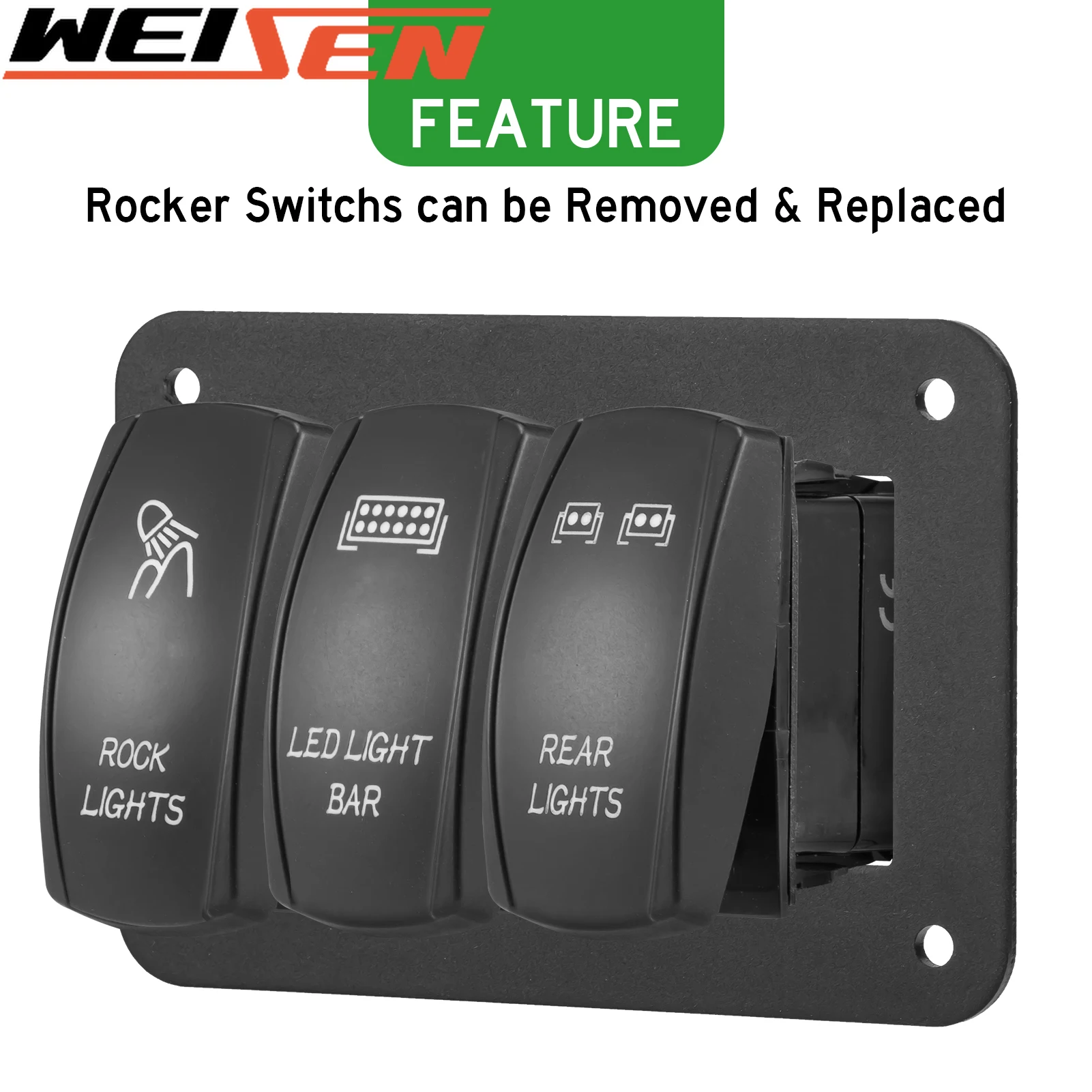 Auto-3-Gang-Rocker-Switch-Panel-Fits-12V-24V-LED-Toggle-Rocker-Switch ...