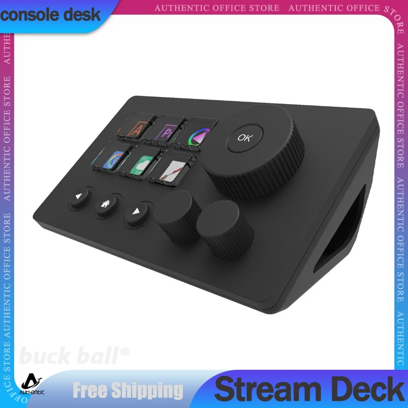 StreamDeck-Visual-Keyboard-LCD-Button-6-Keys-Live-Content-Creation-Controller-Custom-Button-For ...