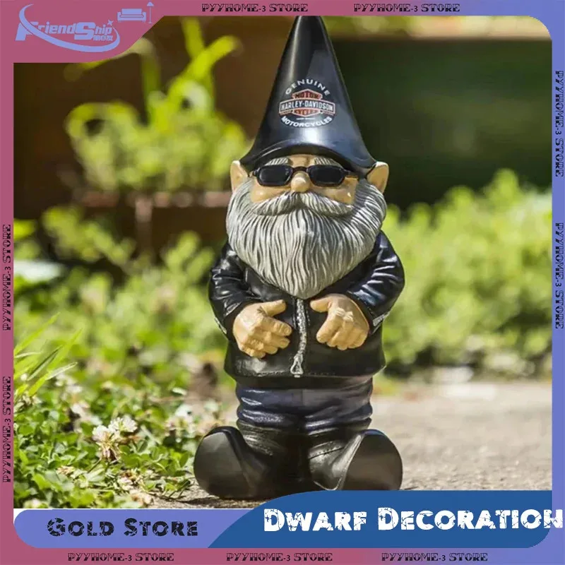 Locomotive Dwarf Driver Decoration Men Women Motorcycle Driver Outdoor ...