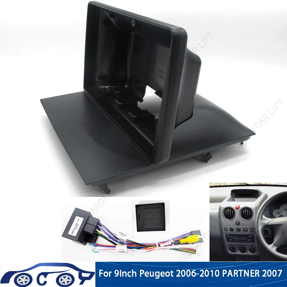 9Inch Car Radio Fascias For Peugeot Partner Origin 2000-2010 Android ...